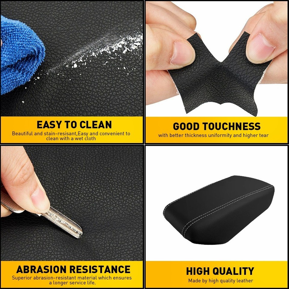 Fit 2016-2023 Nissan Maxima Center Console Lid Armrest Leather Cover ...