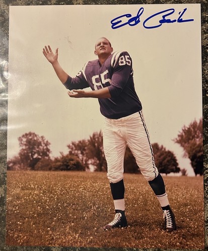 Ed Cooke Hand Signed Auto Autograph 8x10 Photo Baltimore Colts Eagles d ...