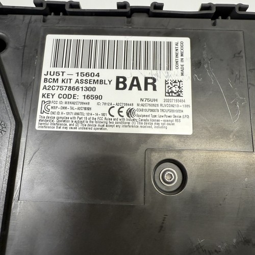 OEM 2018 Ford F150 Body Control Module BCM Ju5t-15604 for sale online ...