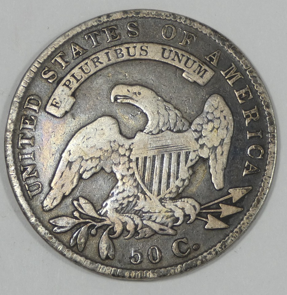 1834 Capped Bust/Lettered Edge Half Dollar FINE Silver 50c | eBay