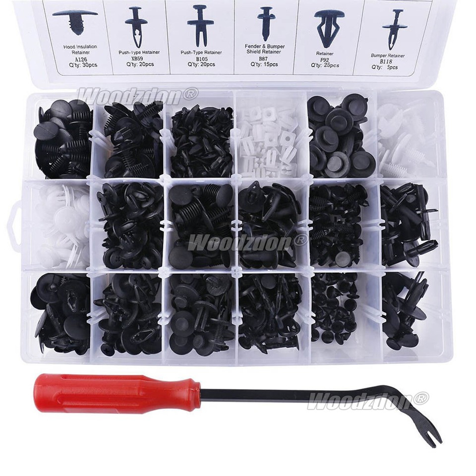 For Ford 415pcs 18 Size Trim Clip Retainer Panel Bumper Fastener Kit ...
