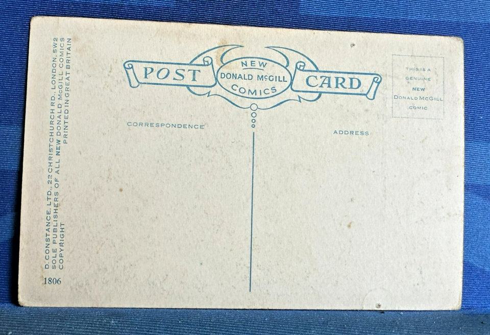 Saucy Donald McGill Comic Postcard 1950s Big Boobs Nylon Stockings POSTMAN KNOCK | eBay