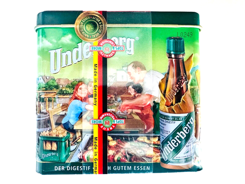 UNDERBERG & BBQ Herb bitters for digestion COLLECTOR'S CAN -FREE ...