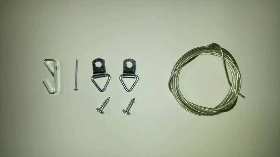 Pre-Pack Poly Bags Art Framing Hanger,FrameHanger KIT | eBay