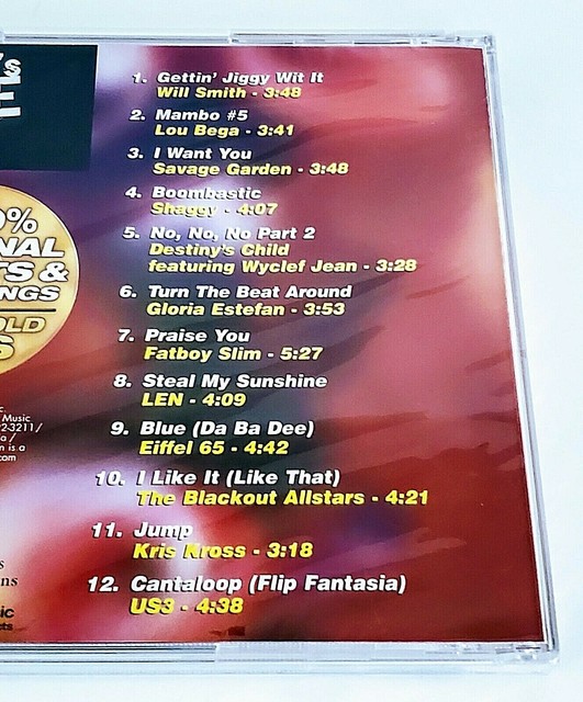 Various Artists 1990s Dance Party CD 2002 Will Smith Kris Kross for ...