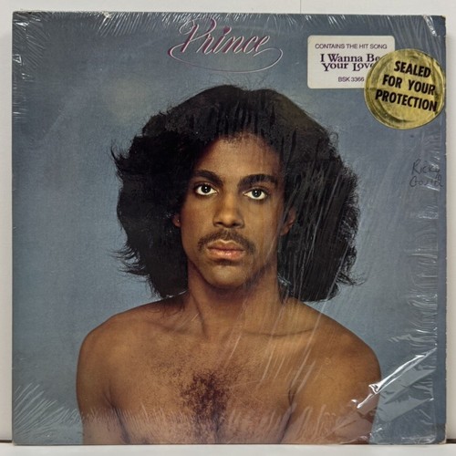Prince self-titled 1979 LP EXC shape shrink hype sticker lyrics inner ...
