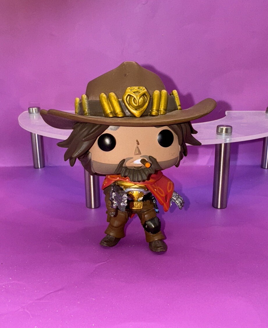 Funko Pop! Vinyl 182 Overwatch McCree Figure Video Game Collectible No ...