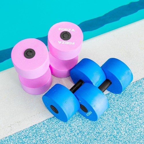 FORZA Aqua Dumbbells - Premium EVA Foam Water Weights for Aquatic ...