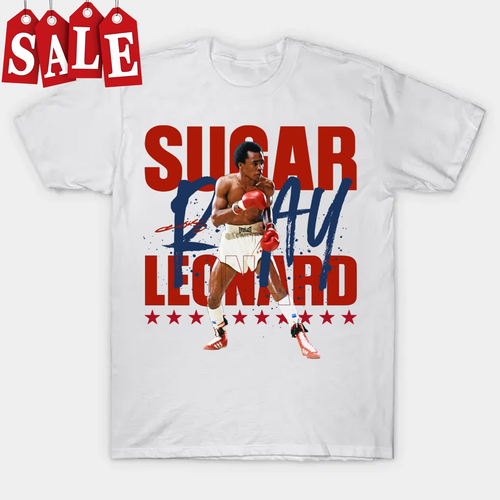Retro Sugar Ray Leonard Short Sleeve Unisex All Size | eBay