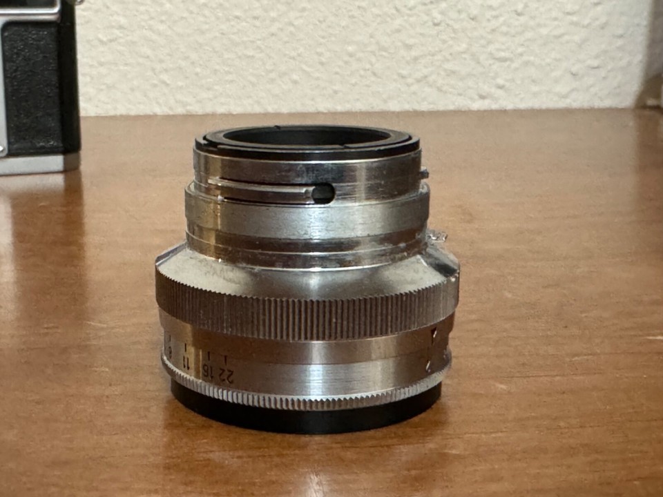 Nikon SP rangefinder camera w RARE T engraving + Carl Zeiss Sonnar 50mm ...
