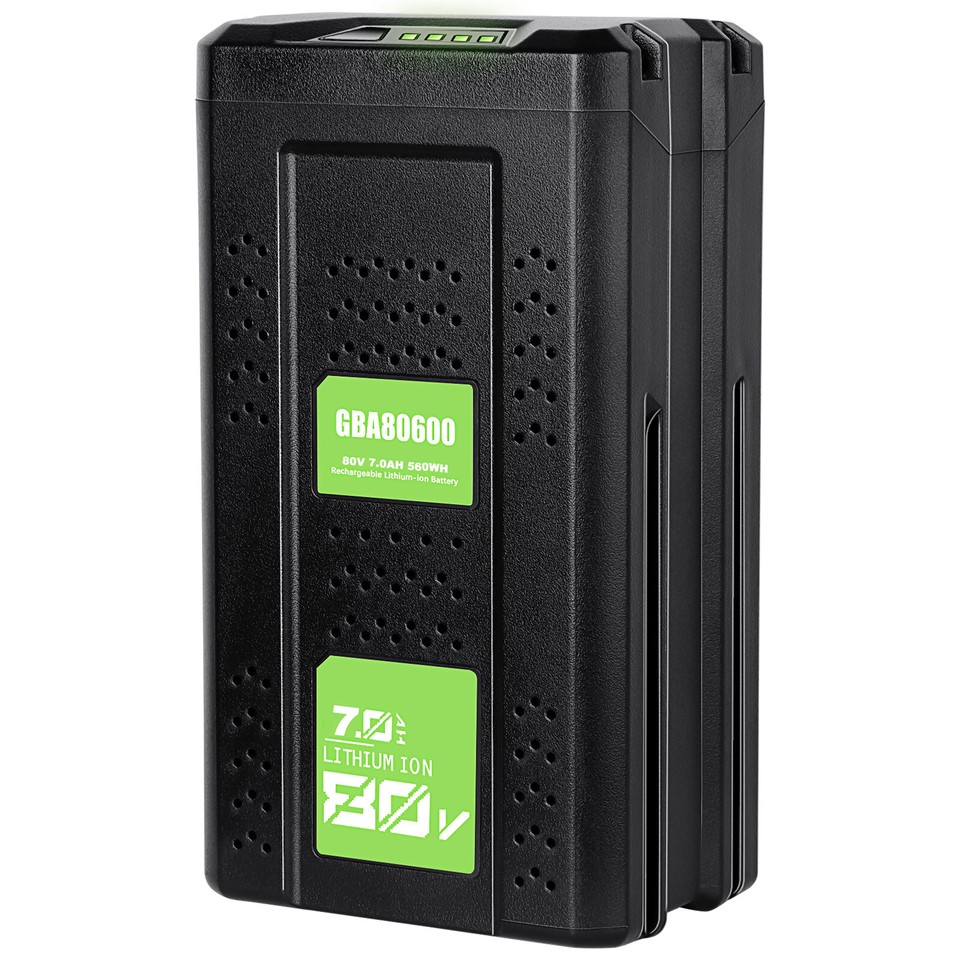 GBA80600 3.0Ah / 7.0Ah Battery For Greenworks PRO 80V BAB728 GBA80200 ...