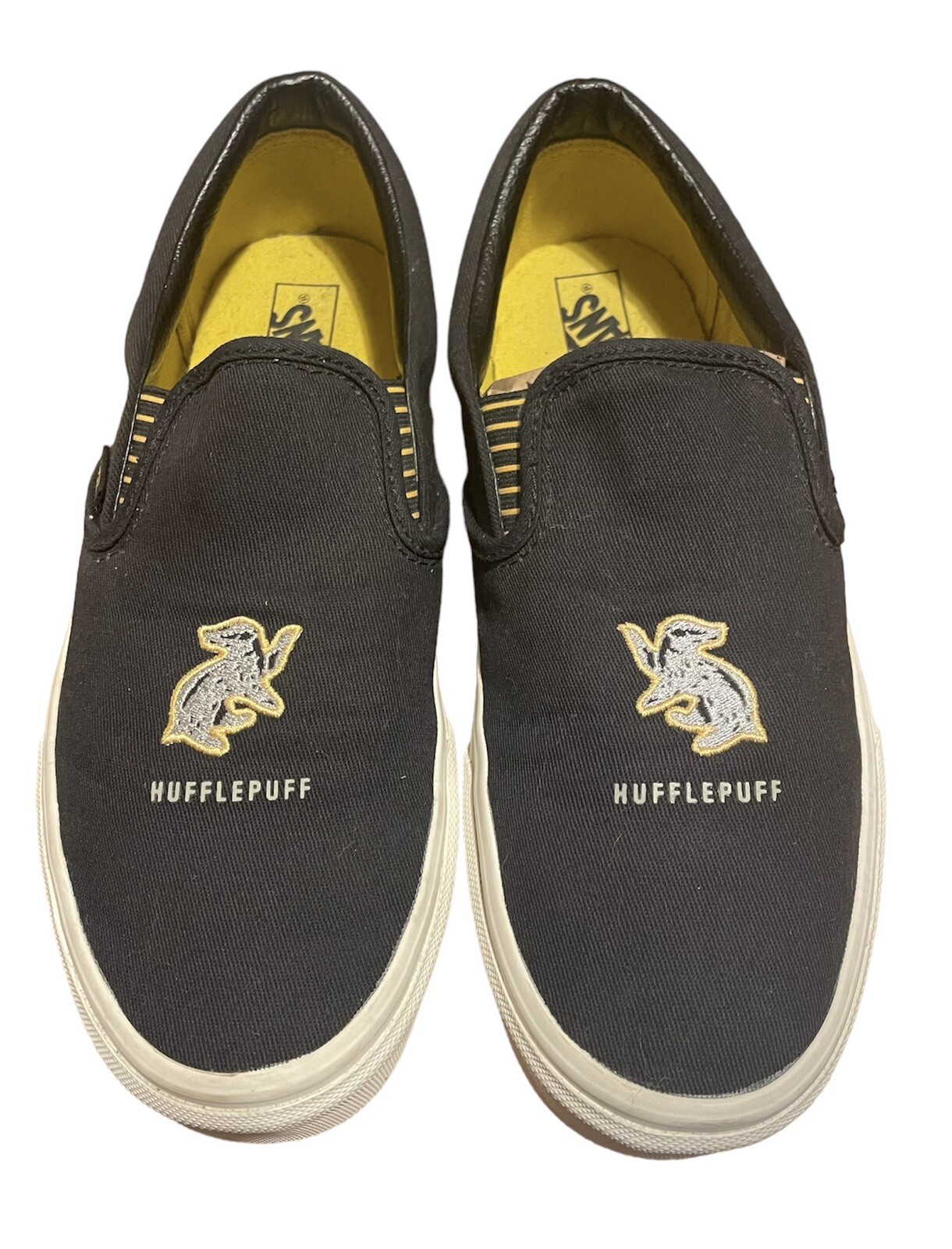 Vans Harry Potter Limited Edition Hufflepuff Slip-Ons… - Gem