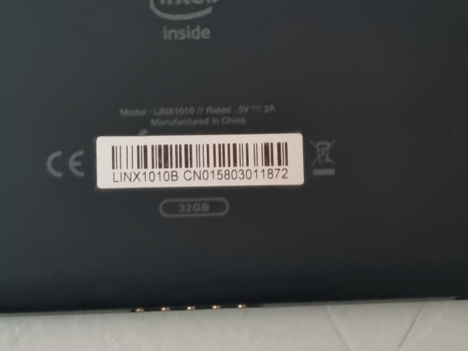 Linx 1010 10.1” inch Tablet. Linx 1010B 10" Windows Tablet with Intel ...
