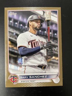 GARY SANCHEZ /2022 Topps Update Series Gold Foil #US257 Minnesota Twins ...