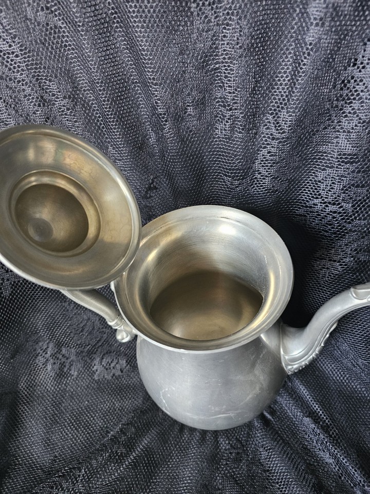 Vintage Preisner Pewter Coffee/Teapot And Plate | eBay