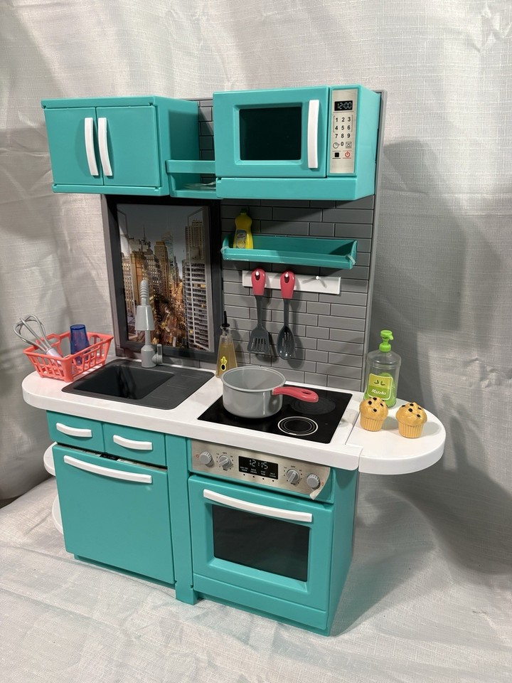 My life as full kitchen pretend Play Set With Light & Sound, For 18 ...