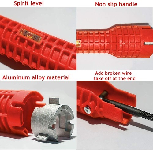 Multifunction Faucet Wrench Water Pipe Tap Nut Spanner Bath Sink ...