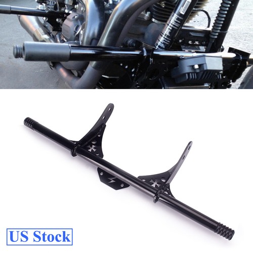 Front Engine Guard Crash Bar For Harley Dyna Sports Glide FatBob FXDB ...