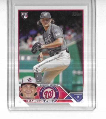 2023 Topps Update #US111 Thaddeus Ward Washington Nationals Rookie | eBay