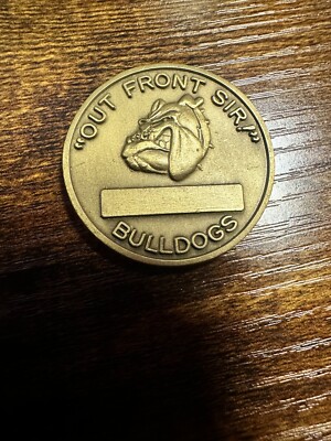 4th Squadron 7th Cavalry Bulldogs Challenge Coin "Out front Sir" | eBay