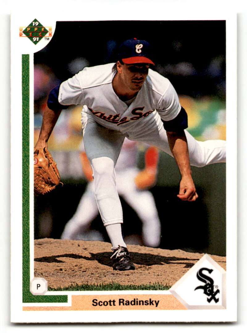 1991 Upper Deck #621 Scott Radinsky Chicago White Sox Baseball Cards ID ...