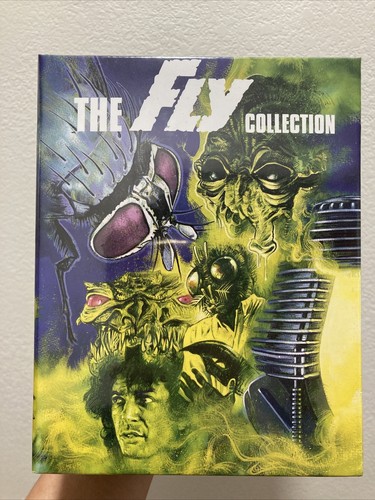 The Fly Collection (1958-1989) Scream Factory 5 Blu-ray set with outer ...