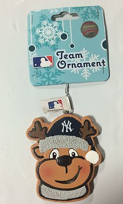 NY New York Yankees Gingerbread REINDEER Christmas Tree Holiday ...