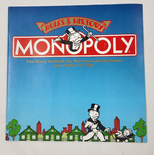 Monopoly Deluxe Anniversary Edition 1985 Board Game Instruction Rule ...