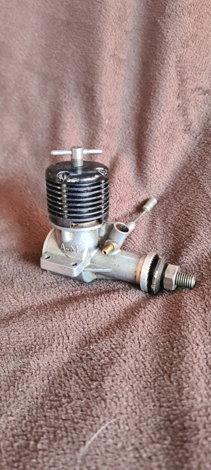 Vintage AM 25 Diesel RC Engine, Aeroplane Engine, Non RC Glow Plane ...