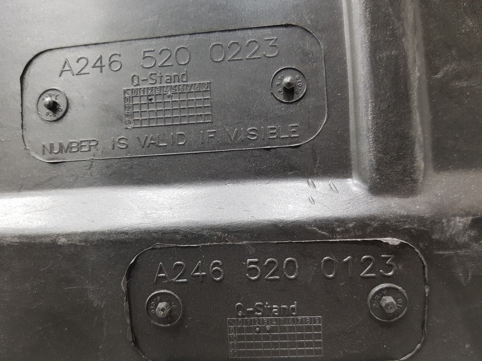 Genuine Mercedes-Benz CLA Class Engine Undertray Cover A2465200223 OEM ...