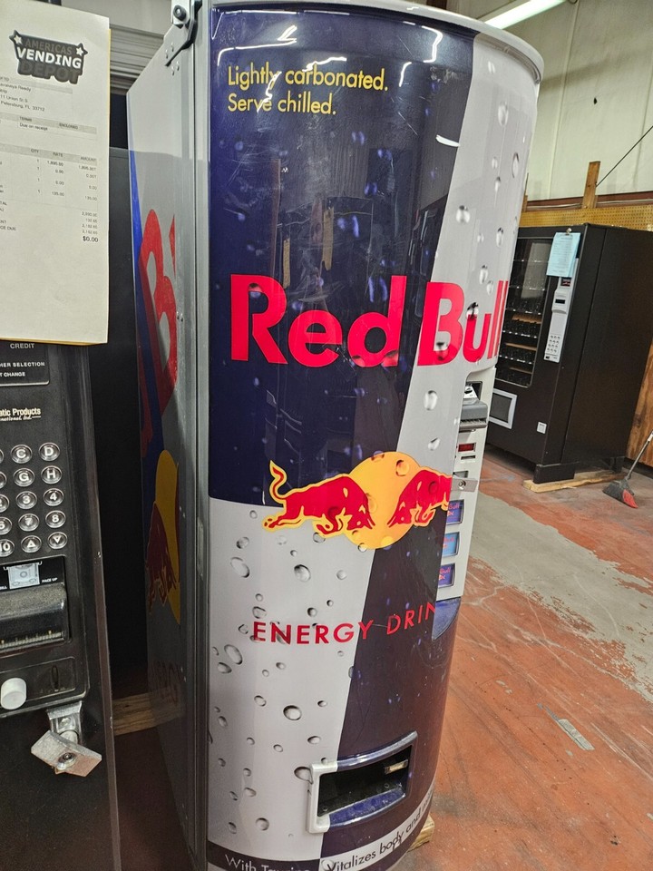 Red Bull Vending Machine 372 Cans 3 Selection Energy Drink RARE 8.4OZ ...