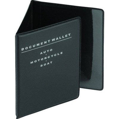 Tri-Fold Document Wallet,Black | eBay