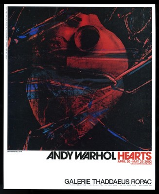 2002 Andy Warhol human heart Paris art gallery vintage print ad | eBay