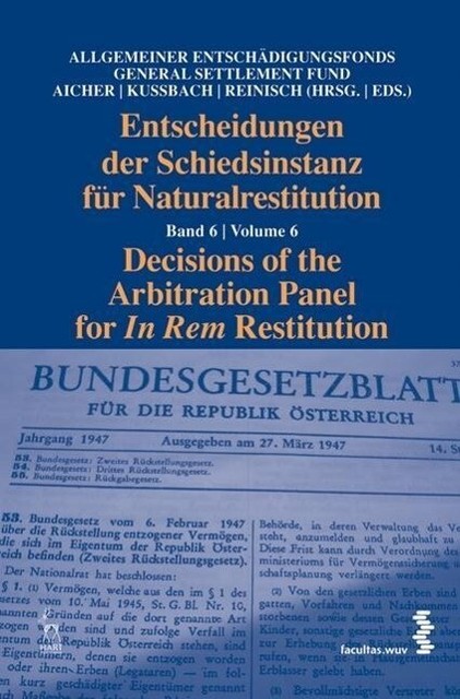 Entscheidungen der Schiedsinstanz für Naturalrestitution 06 von August ...