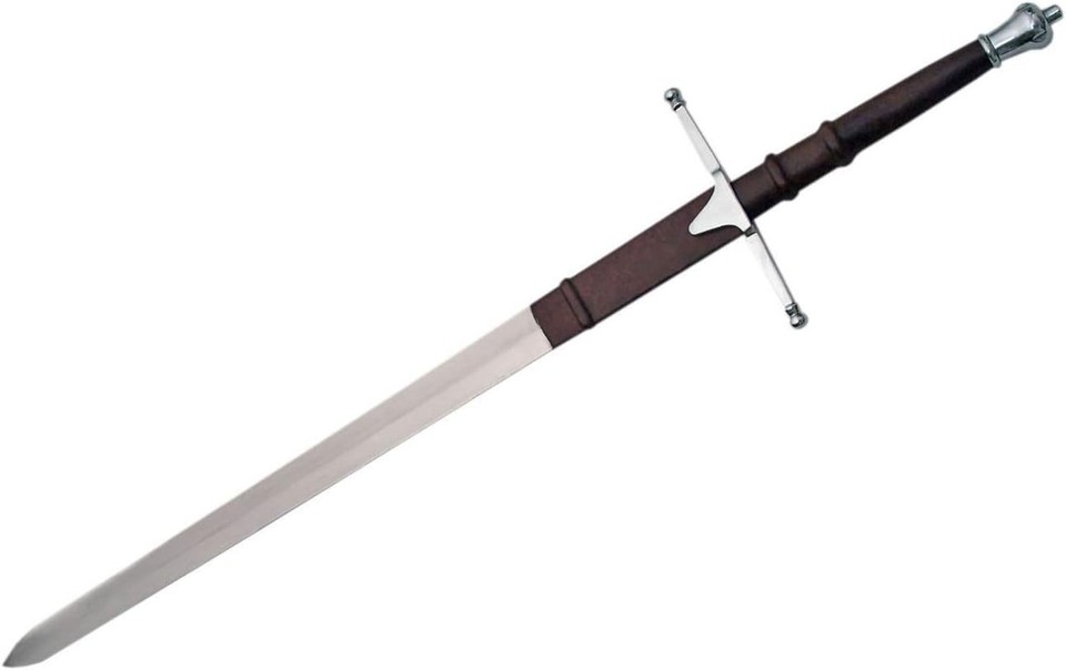 40" William Wallace Sword Silver Blade Medieval Braveheart Collector ...