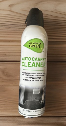 ALL MIGHTy GREEN auto carpet cleaner spray 16oz | eBay