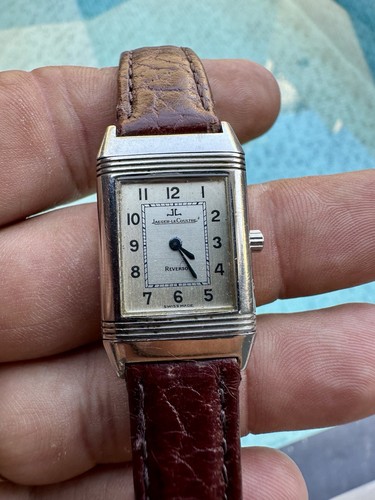 Gorgoeus Jaeger-LeCoultre Reverso Small Watch 260.8.08 W/ deployment ...