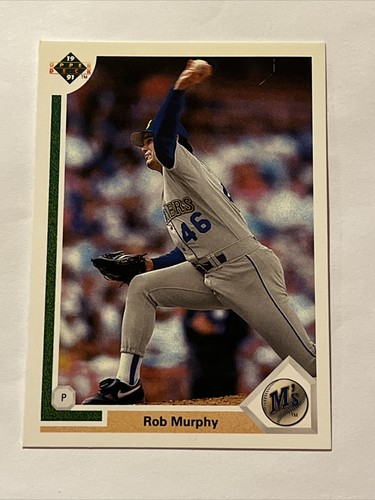 1991 Upper Deck Seattle Mariners Baseball Card #707 Rob Murphy | eBay