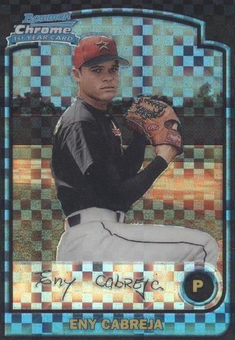 2003 Bowman Chrome - Wandy Rodriguez, Eny Cabreja #190 X-Fractor Eny ...