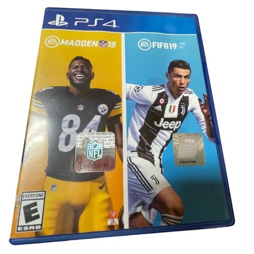PS4 Madden 19 & FIFA 19 2 Disc Video Game With Case Tested Working | eBay