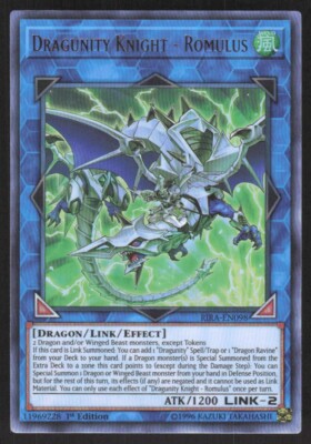 Dragunity Knight - Romulus RIRA-EN098 Yu-Gi-Oh | eBay