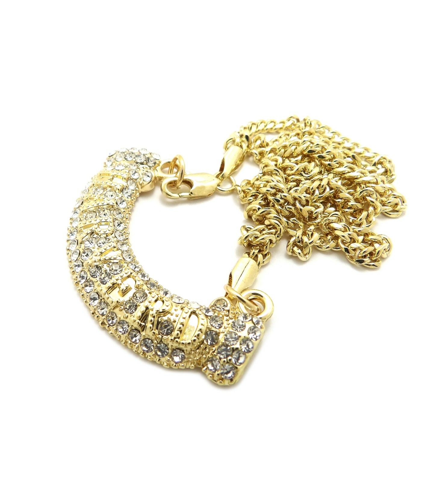 New Lil Pump Harverd Pendant With 3mm 20" Cuban Link Chain | eBay