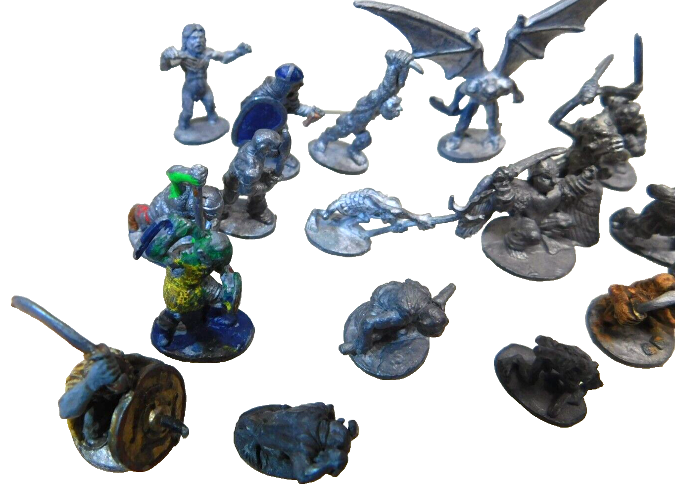 20 Ral Partha Fantasy Dungeons & Dragons Miniatures Orcs, Demon, Knight ...