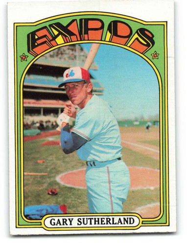 1972 Topps #211 Gary Sutherland NM Near Mint Expos ID:229845 | eBay