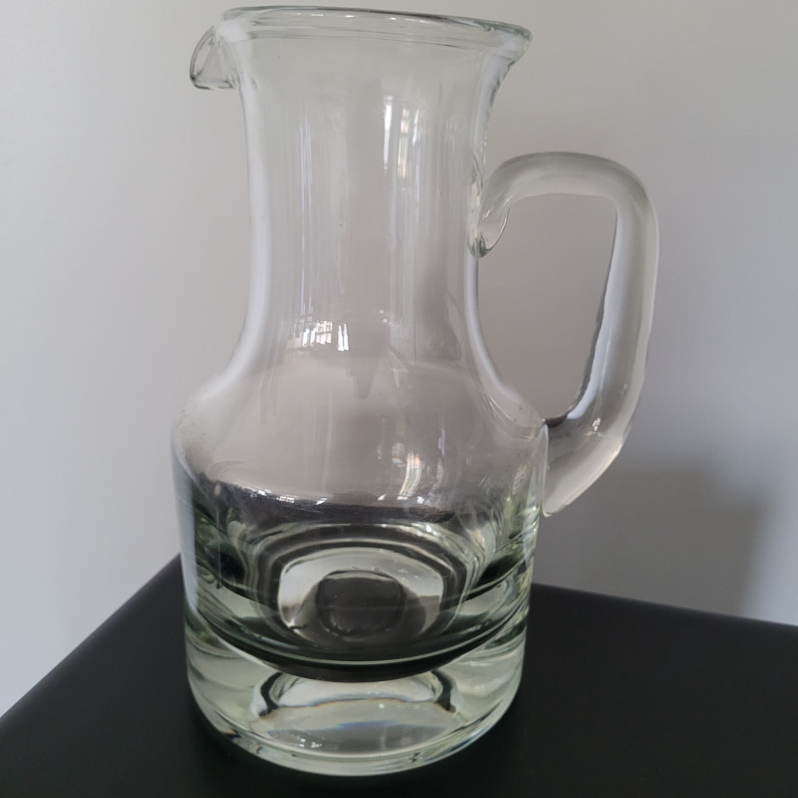 Scandinavian Heavy Crystal Water Pitcher Iced Tea Wine Decanter 8.75 ...