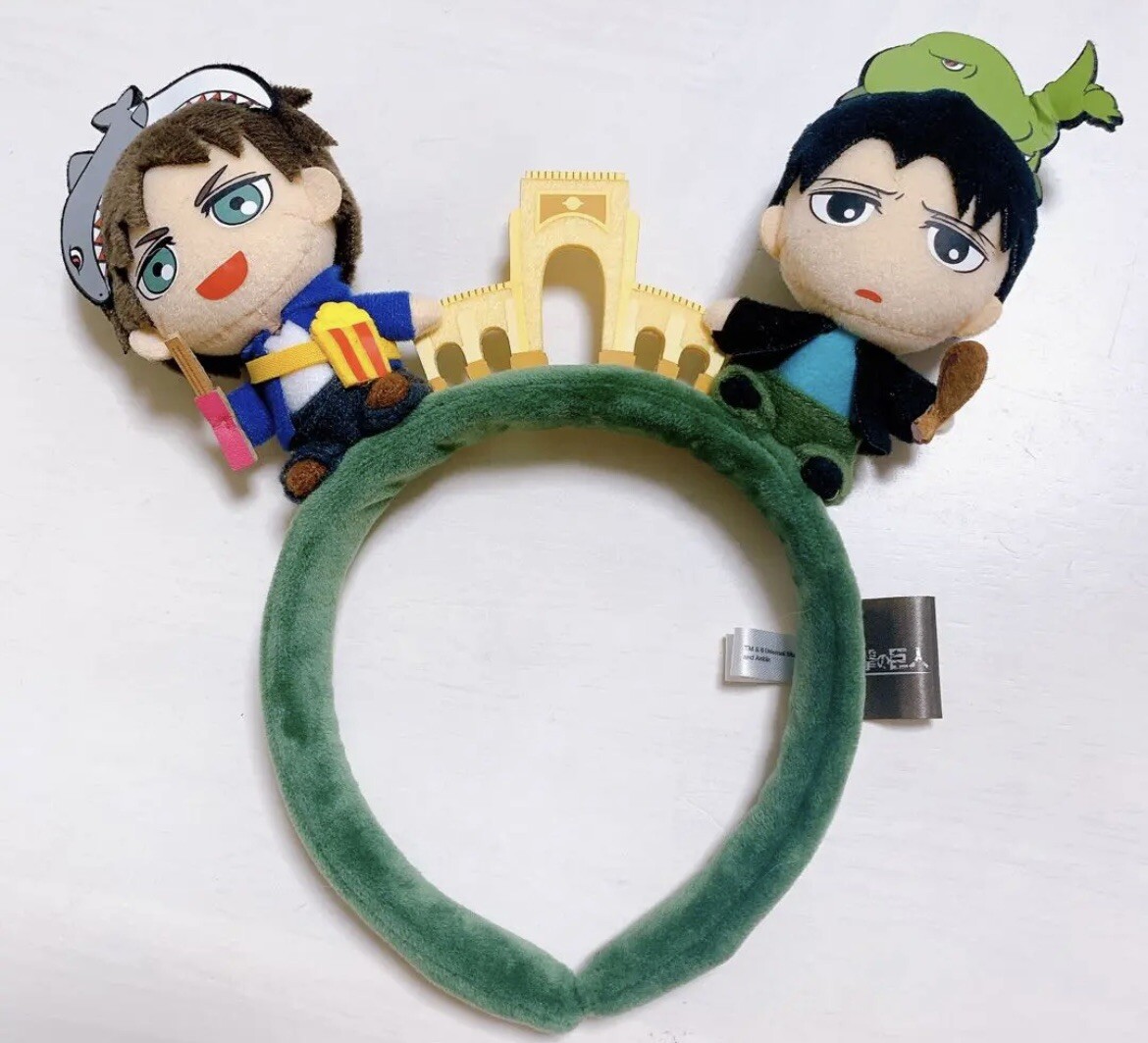Universal Studios Japan USJ Attack on Titan Levi Eren Jaws Headband ...