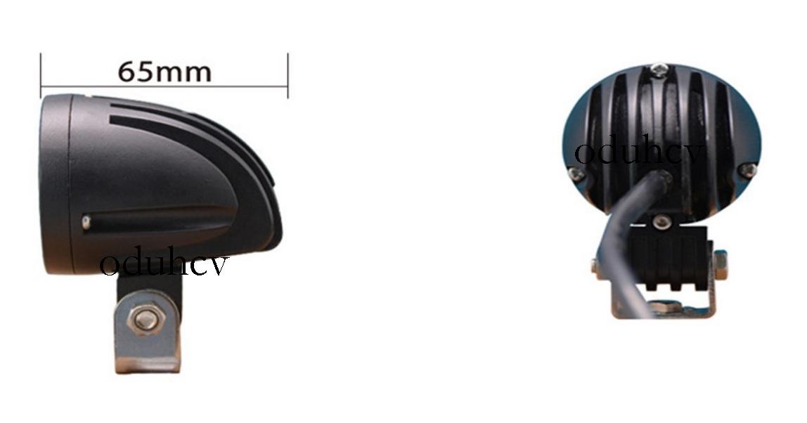 #2X 12/24V LED Scheinwerfer Spot 10W Träger Lampe Offroad Boot Pickup ...