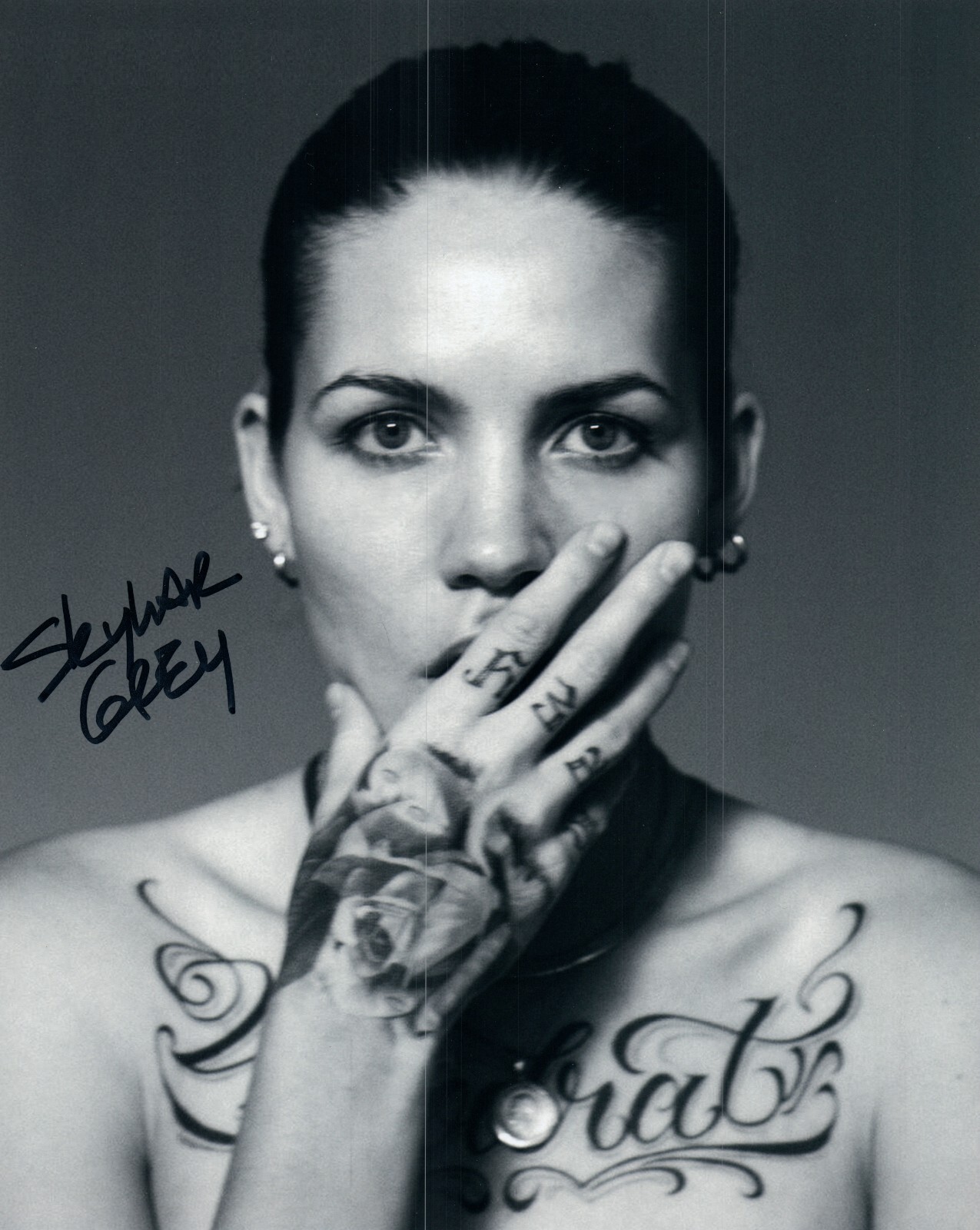 Skylar Grey Singer/Songwriter Signed Photo 8x10 #32 4 time Grammy ...