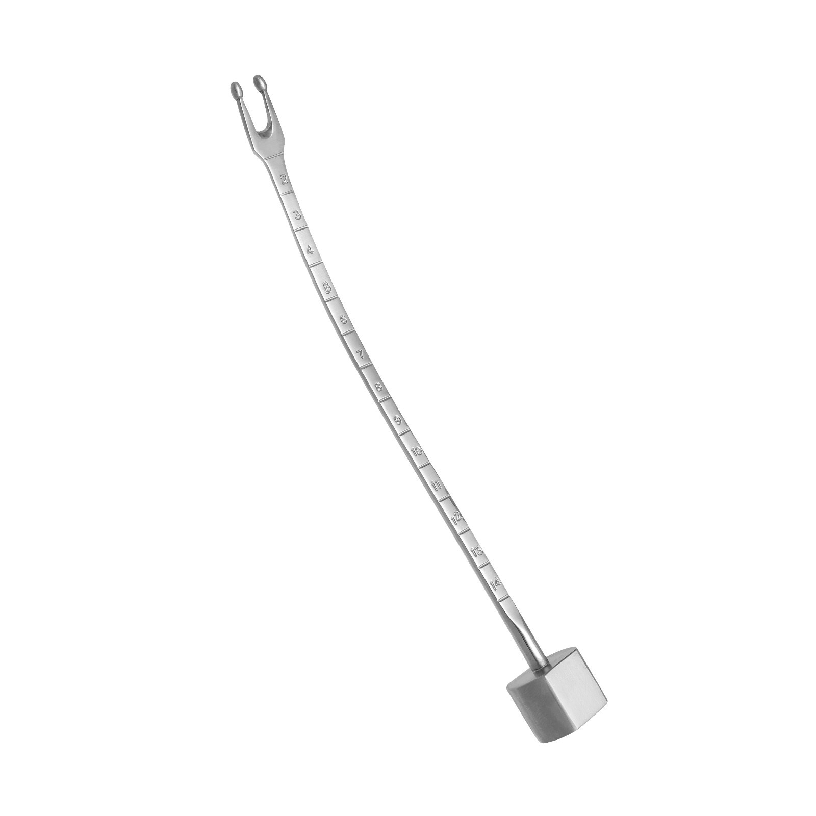 OBWEGESER Septum Osteotome, 7", Curved, Calibrated Shaft, Ball Tips, 8 ...