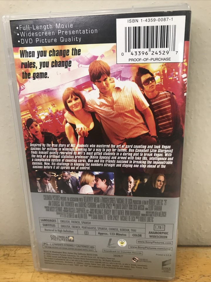 PSP UMD Video 21 Kevin Spacey Kate Bosworth with case 43396245297| eBay